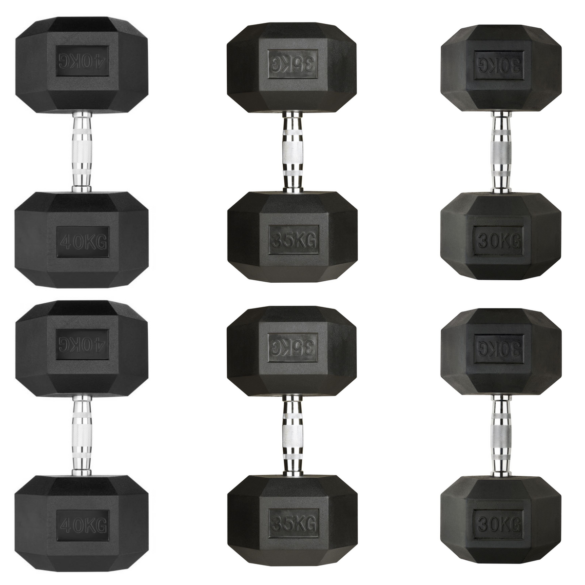 Heavyweight Dumbbell Deal - 40KG, 35KG, 30KG (pairs) – J5 Fitness